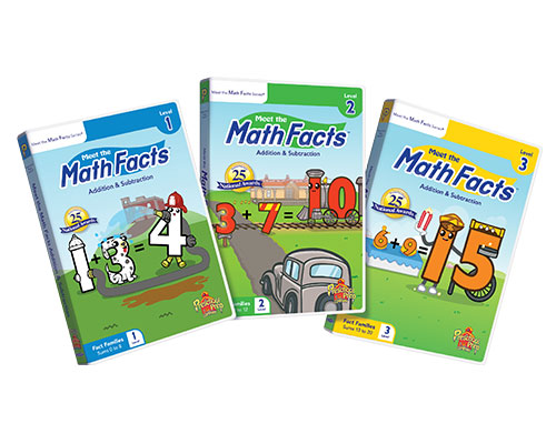 Meet the Math Facts Addition & Subtraction Pack (books + DVDs) Meet the Math Facts Addition & Subtraction Pack (books + DVDs)