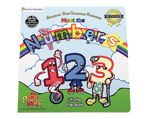 Meet the Numbers Lift the Flap Board Book | Preschool Prep Company