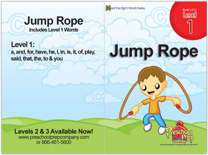 Meet the Sight Words Easy Readers 1 - Demo (Jump Rope) | Preschool Prep ...