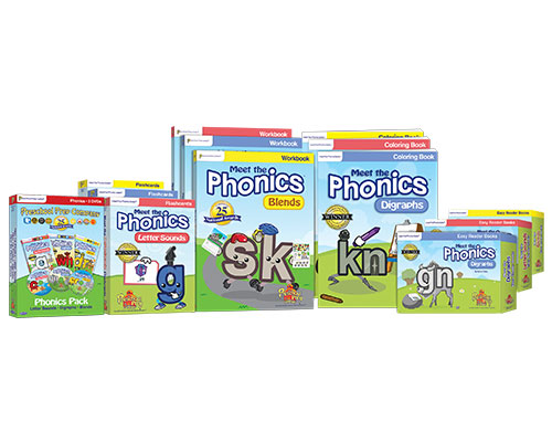 Meet the Phonics Pack (books + DVDs)
