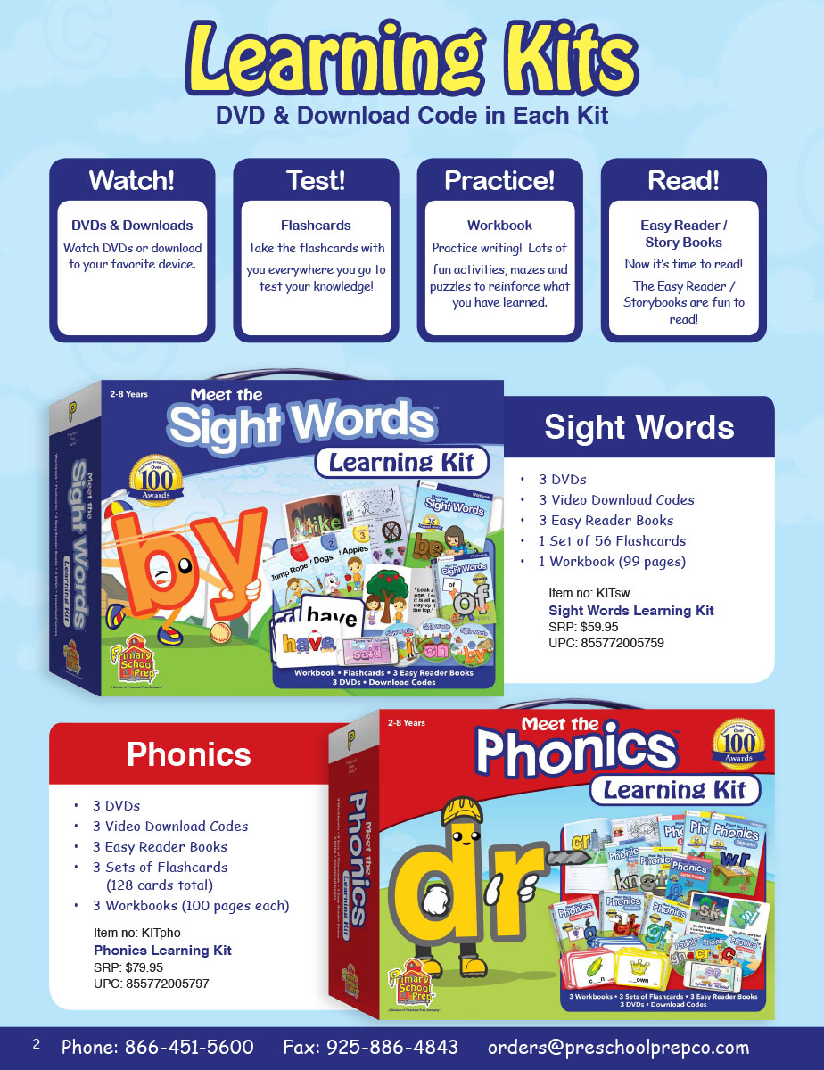 Browse the Product Catalog | Preschool Prep Company