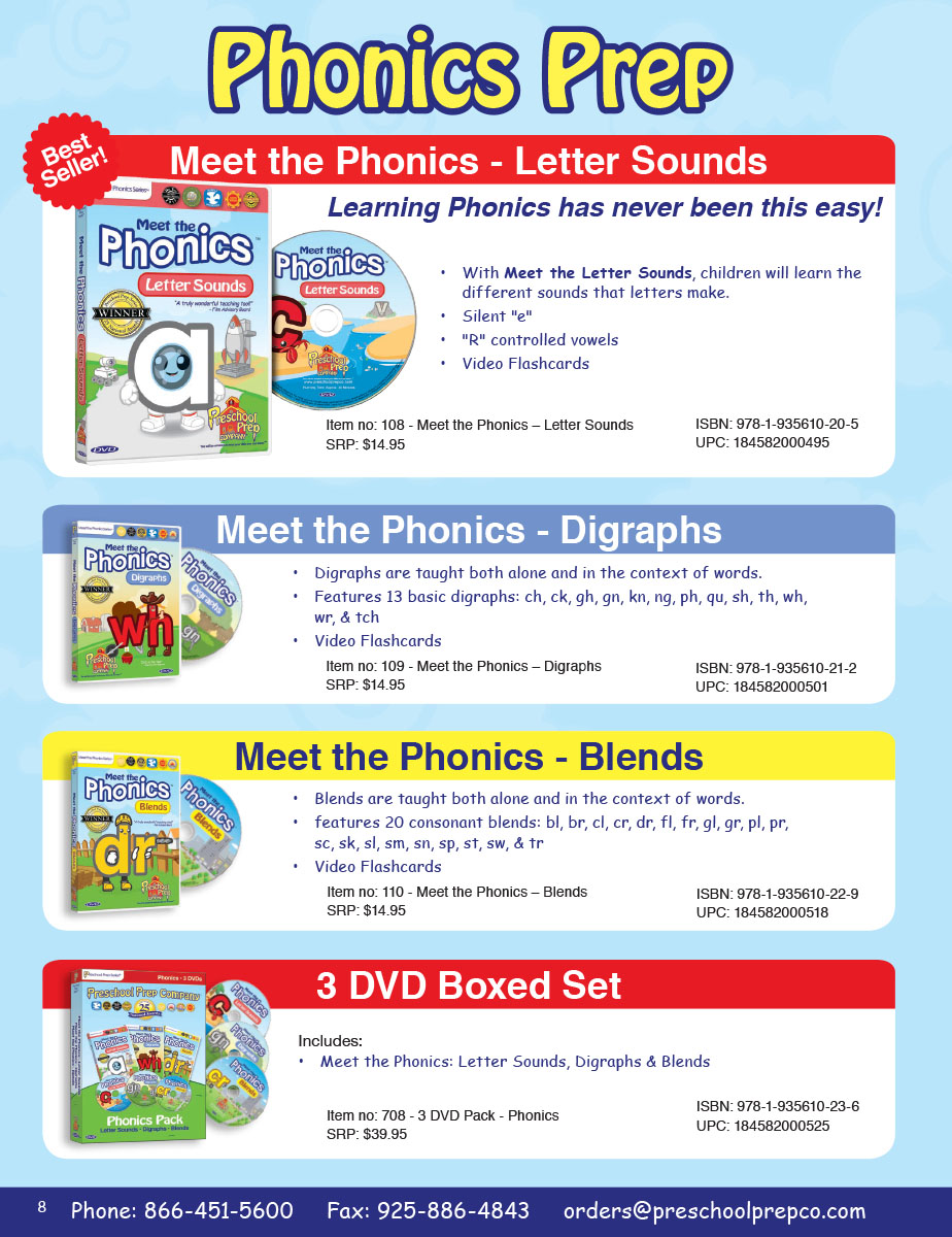 Browse the Product Catalog | Preschool Prep Company